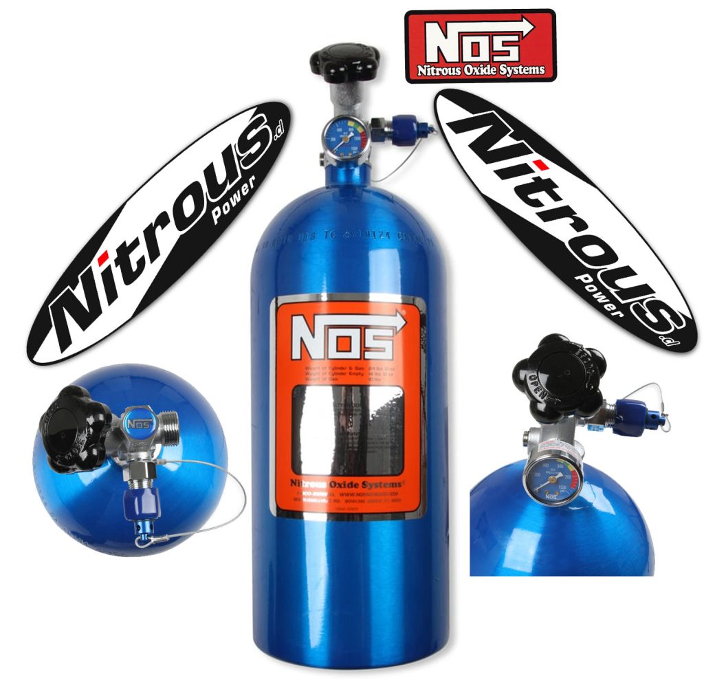 NOS Bottle Nitrous Super Hi Flo Valve Botella 10Lbs / 5Kg Azul ...